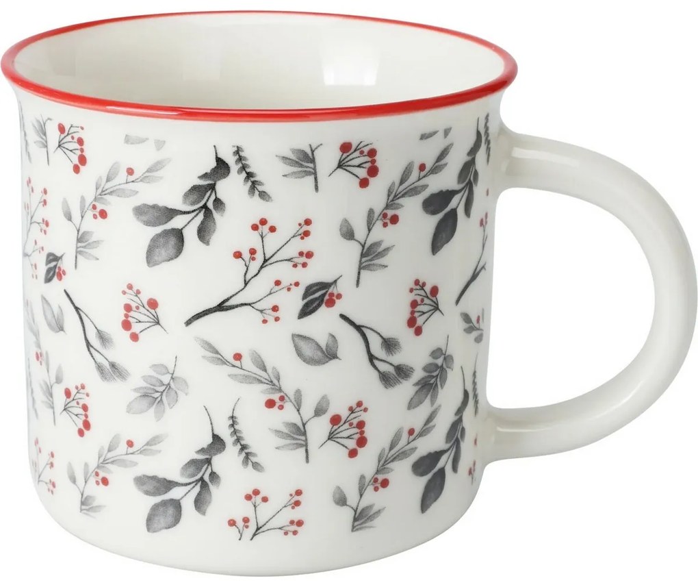 Porcelánový hrnek Winter Berry, 400 ml