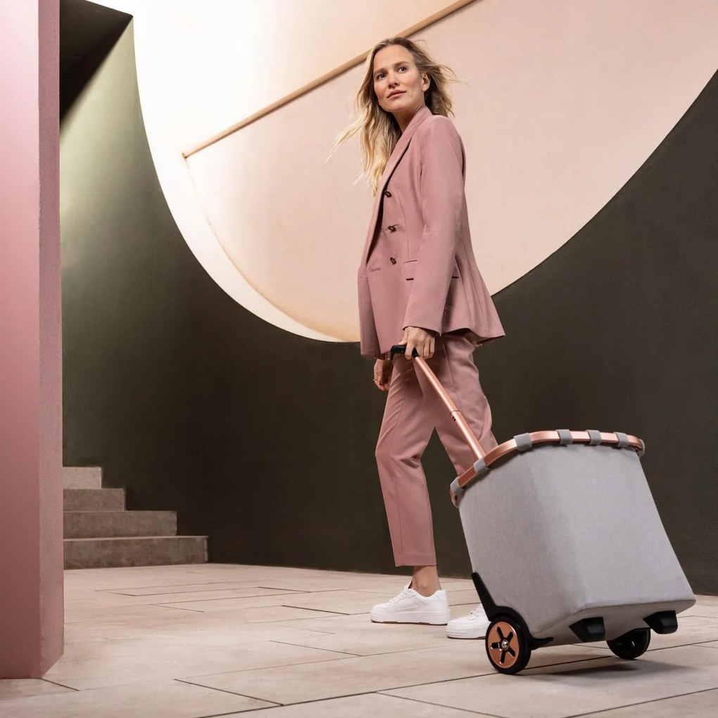 Taška na kolečkách Reisenthel Carrycruiser frame twist sky rose