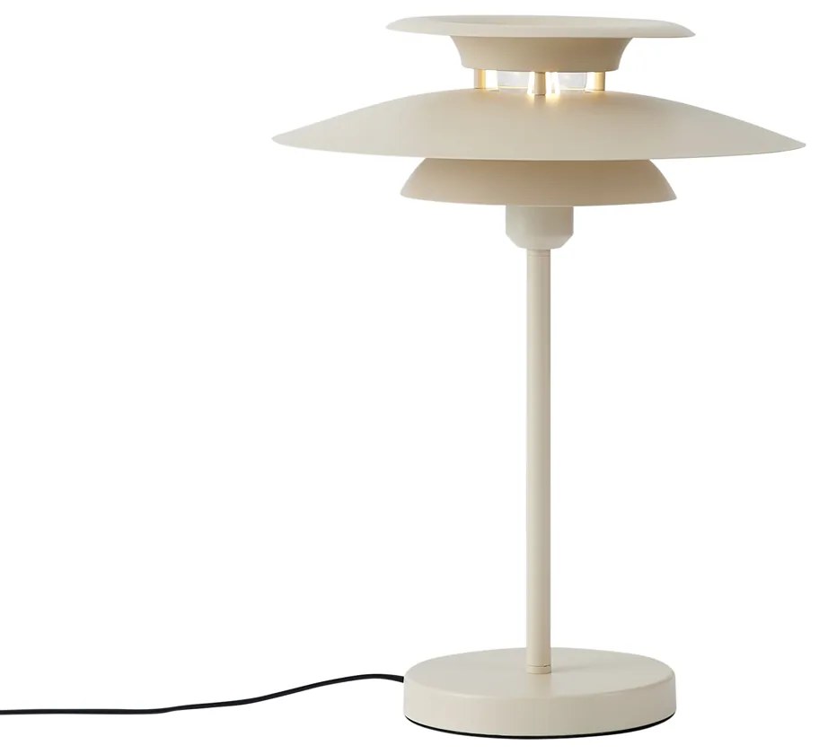 Retro stolní lampa béžová ocel 45 cm - Pauly Biano.cz