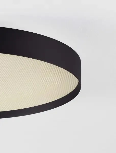 LED stmívatelné černé moderní stropní svítidlo Roi 2
