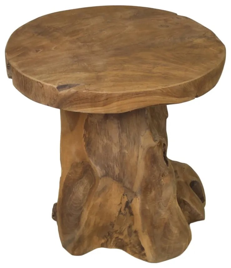 Odkládací stolek z teakového dřeva HSM collection Kruk Root