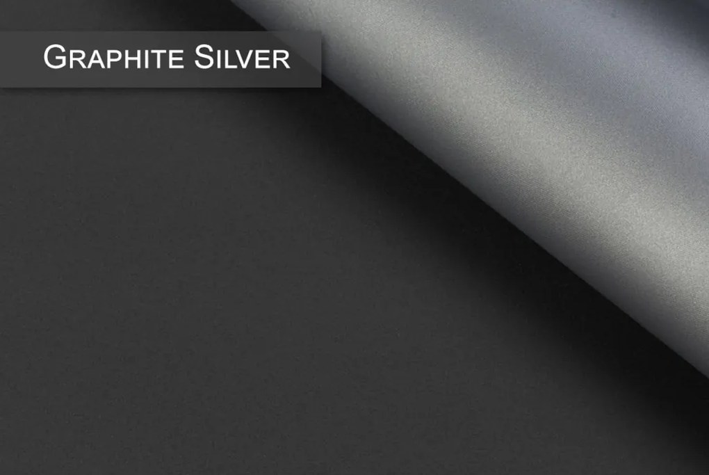 Dekodum Termoizolační roleta v hnědé kazetě, barva látky Graphite Silver Šířka (cm): 41, Výška (cm): Standardní (do 150 cm), Strana mechanismu: Práva