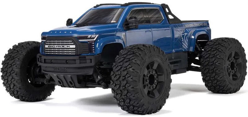 Arrma big rock 223s blx 1:10 4wd rtr dsc modré