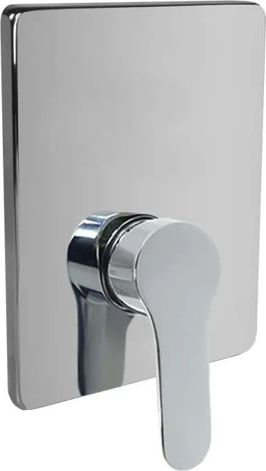 Mereo Mereo, Sprchová podomítková baterie bez přepínače, Zuna, Mbox, kryt, chrom, CB60105ZC