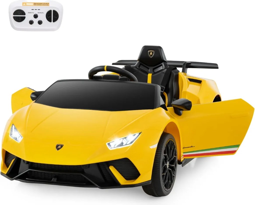 Costway Dětské elektrické autíčko Lamborghini 12 V dětské auto elektrické