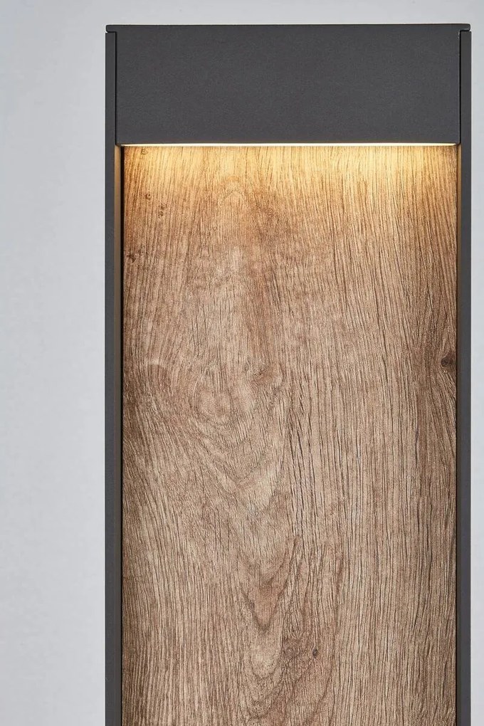 LA 1002959 FLATT POLE 100 Outdoor, stojací LED svítidlo, 3000K, IP65, antracitové/hnědé - BIG WHITE (SLV)