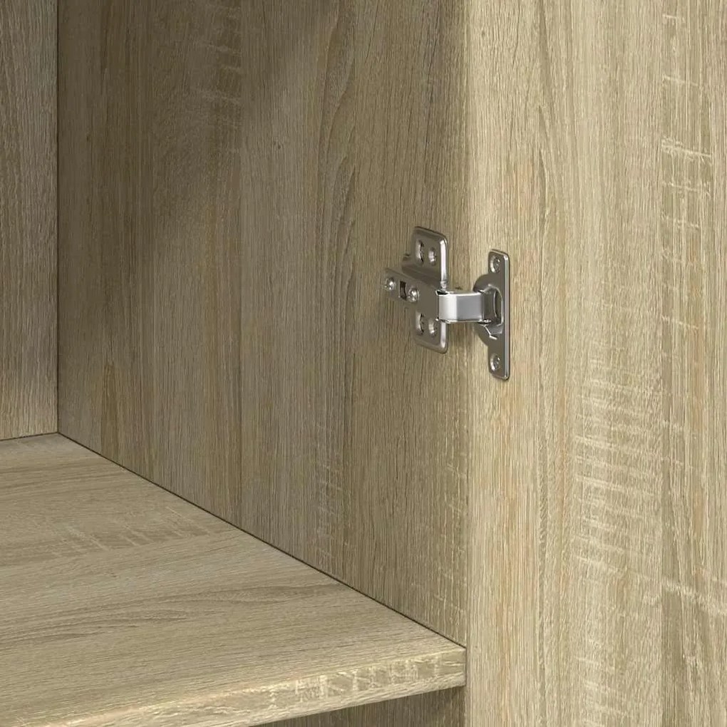 Skříň highboard dub sonoma 70 x 42,5 x 185 cm kompozitní dřevo 3281429