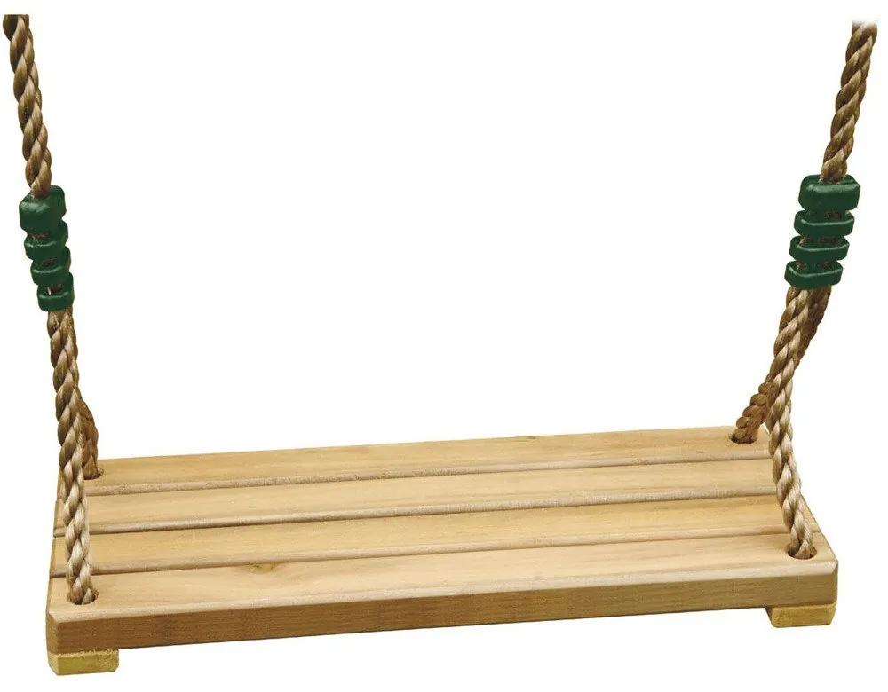 Houpačka dřevěná do zahrady nebo dětského pokoje, výška 180 cm