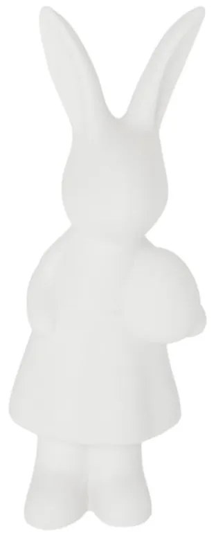 Storefactory Velikonoční dekorace ESTER 12 cm, bílá barva, porcelán