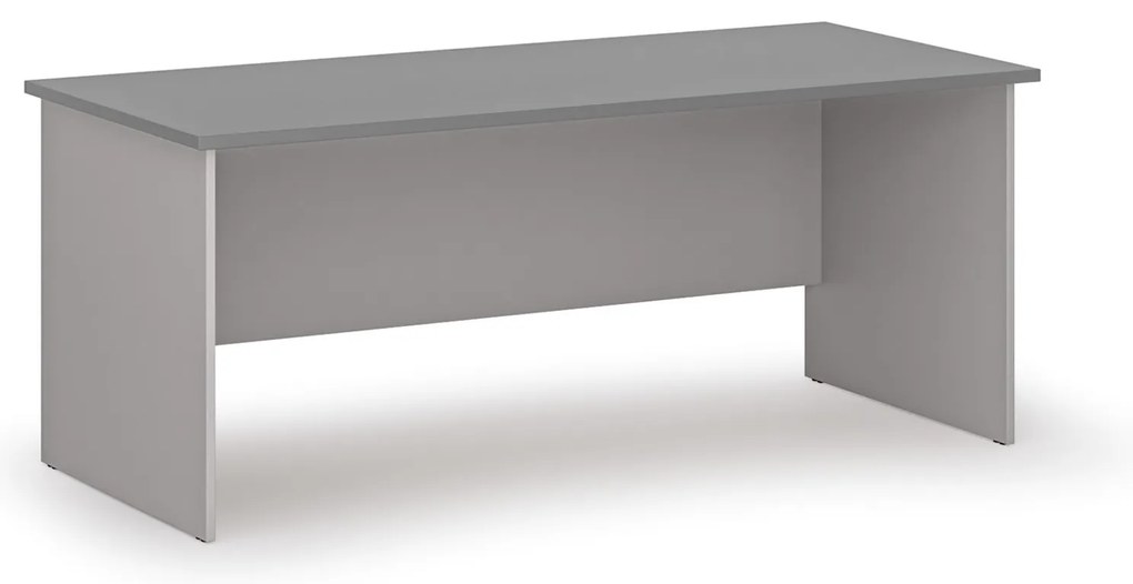 Kancelářský psací stůl PRIMO GRAY, 180x80 cm, šedá/grafit