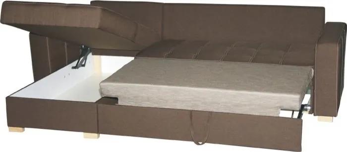 Casarredo - Komfort nábytek Rohová sedací souprava DURANGO, rozkládací s úložným prostorem, výběr barev | potah: inari 95