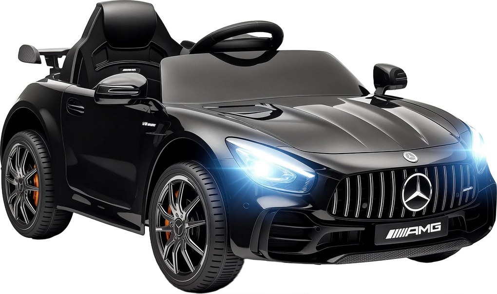 Dětské elektrické auto AIYAPLAY 12V s dálkovým ovládáním 2.4G, auto pro děti s klaksonem, MP3, hudbou, měkkým startem a zpátečkou, 3-5 km/h, pro děti