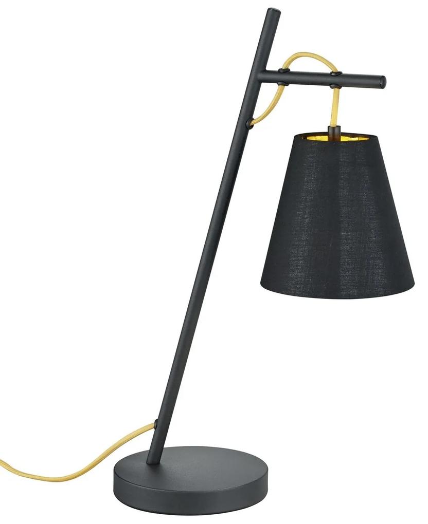 TRIO Stolní lampa Andreu Black