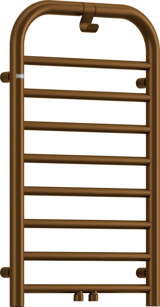 Deante Silia, topné těleso 850x500 mm, 335W, broušený bronz, DEA-AGI_CG31