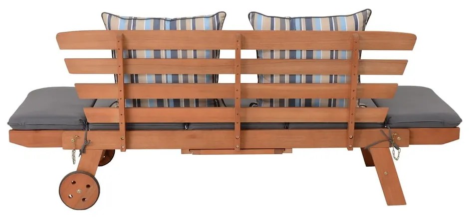 Hnědá dřevěná zahradní lavice Rincon – Garden Pleasure
