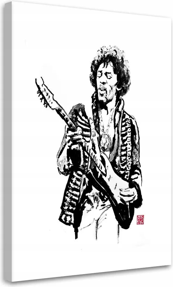 Obraz na plátně Jimi Hendrix Péchane 70x100