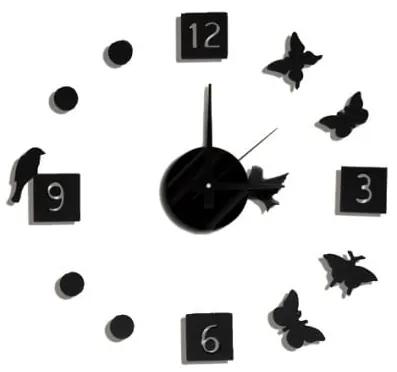Nástěnné nalepovací hodiny Mauro Ferretti Animals, ⌀ 50 cm