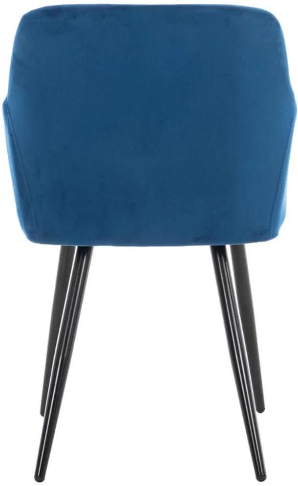 Bhm germany Jídelní židle Shila, samet, modrá