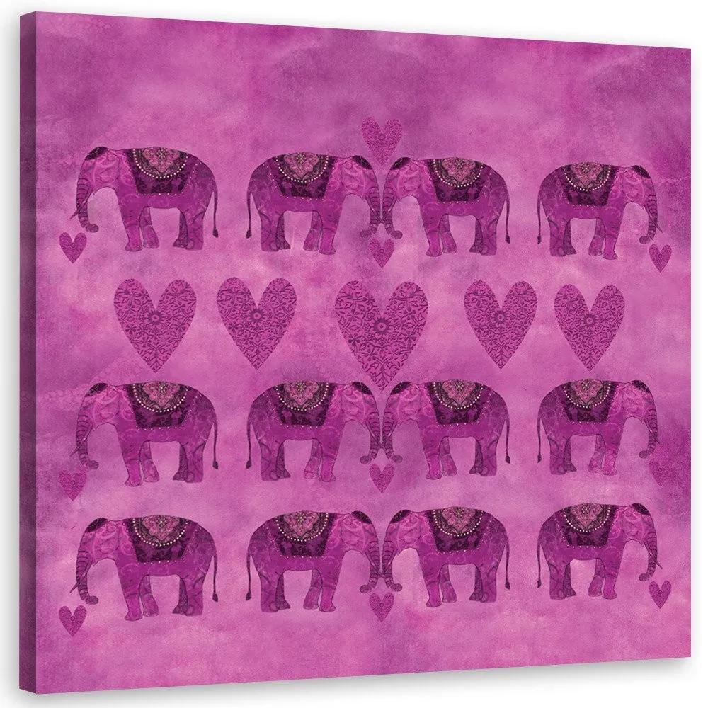 Gario Obraz na plátně Několik slonů indických - Andrea Haase Rozměry: 30 x 30 cm