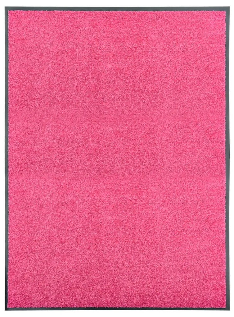 Rohožka pratelná růžová 90 x 120 cm 323448