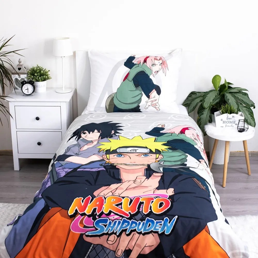 Bavlněné dětské povlečení na jednolůžko 140x200 cm Naruto – Jerry Fabrics