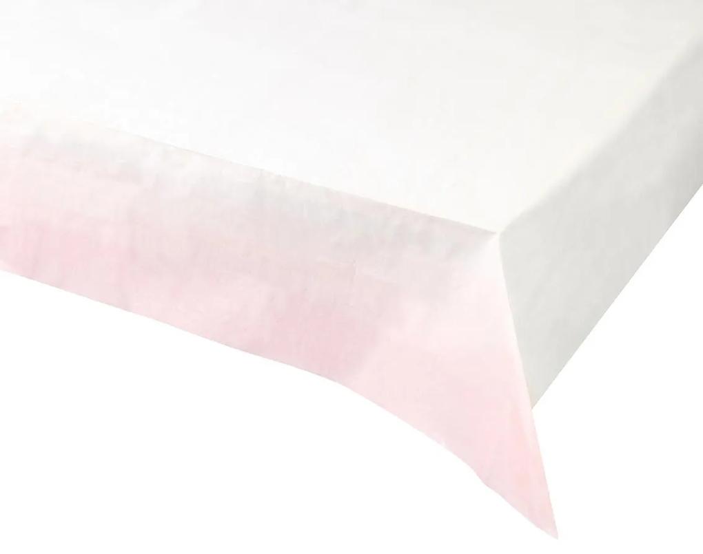 Talking Tables Papírový ubrus We Heart Pink 180×120 cm, růžová barva, papír