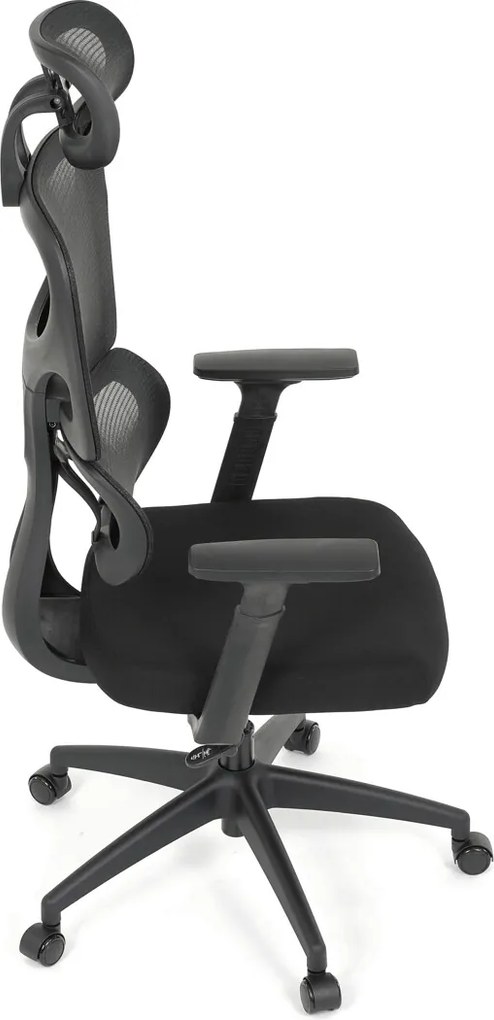 Ergonomická kancelářská židle LEXON - černá síťovina