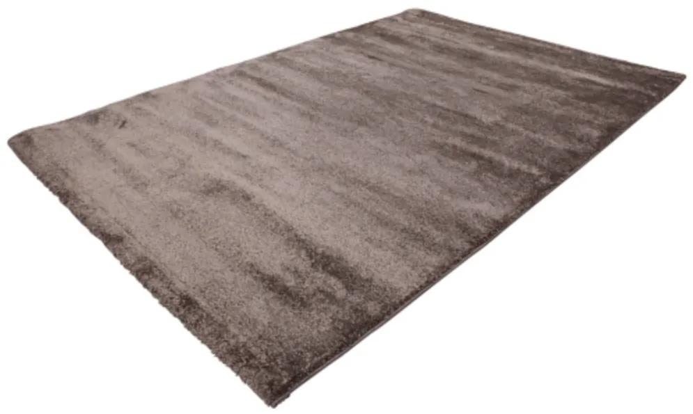 LALEE Kusový koberec SOFTTOUCH 700/light brown BARVA: Hnědá, ROZMĚR: 80x150  cm