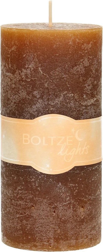 Svíčka Lea 15cm brown
