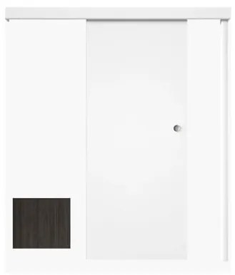 Posuvný systém na stěnu DRE pro dveře 80cm jilm antracit POSUVNSJA80