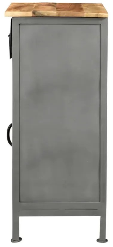 furniture-nabytek.cz - Masivní koupelnová skříňka Pineford z mangového dřeva, lakovaná, vícebarevná – 45×35×80 cm