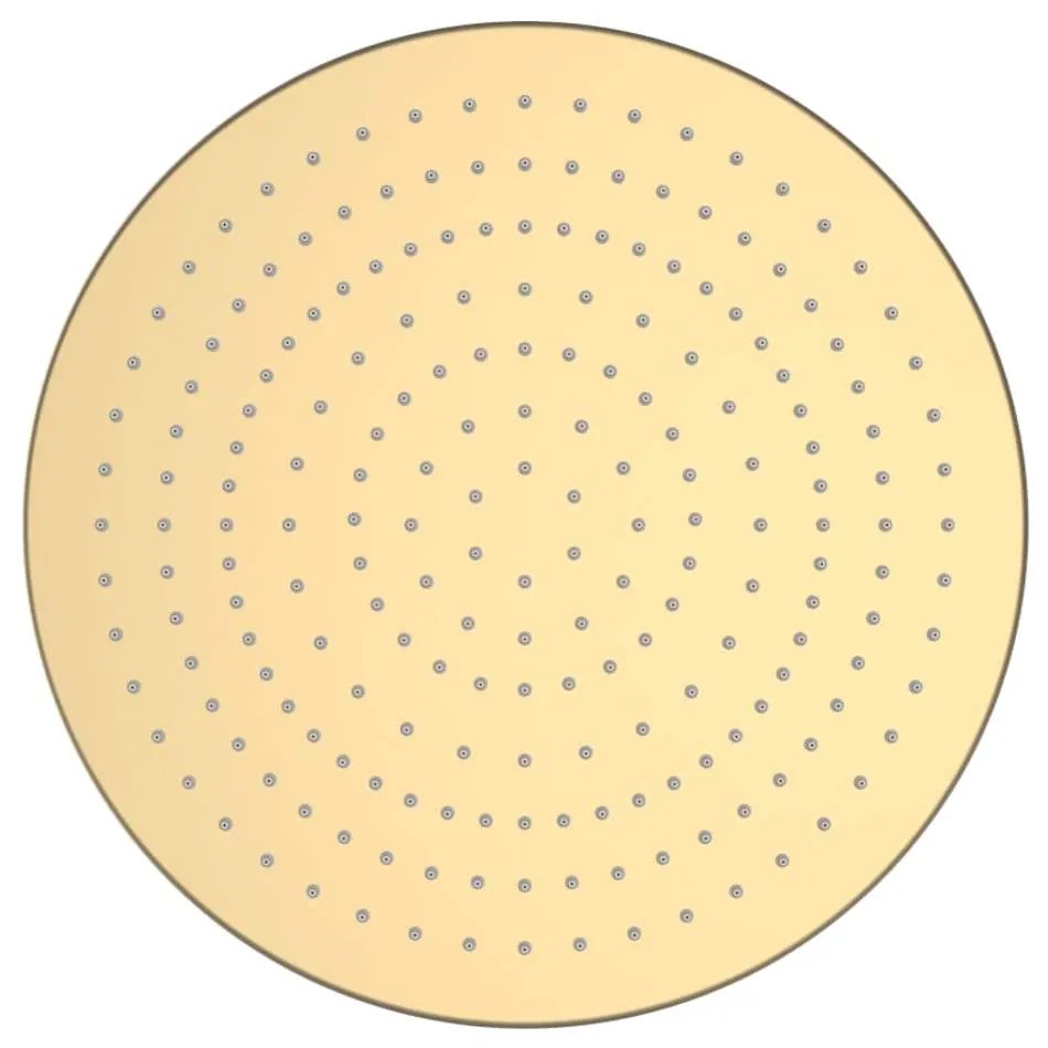 Laufen - Hlavová sprcha, průměr 30 cm, matná světle zlatá H3679810832321