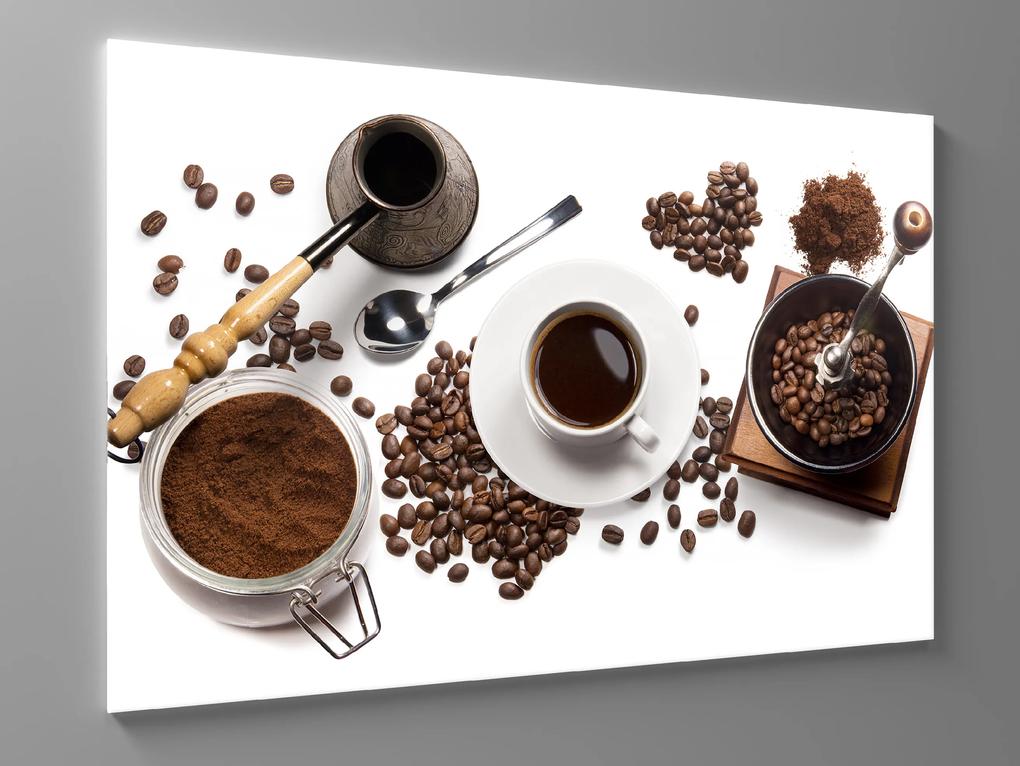 Liox Obraz příprava kávy Rozměr: 90 x 60 cm