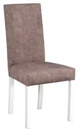 Jídelní židle ROMA 2 Tkanina 10B Bílá