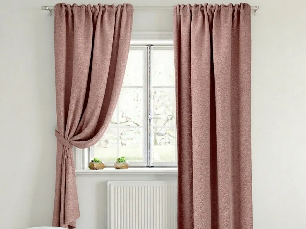 Závěs do dětského pokoje BOUCLÉ Zvolte barvu: Krémová, Zvolte rozměr: 140 x 160 cm (šířka x výška)