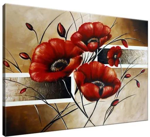 Ručně malovaný obraz Polní mák 100x70cm RM2383A_1Z