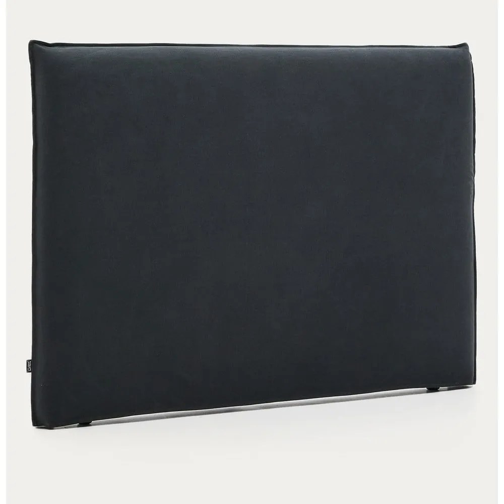 Antracitové čalouněné čelo postele 180x118 cm Jaira – Kave Home