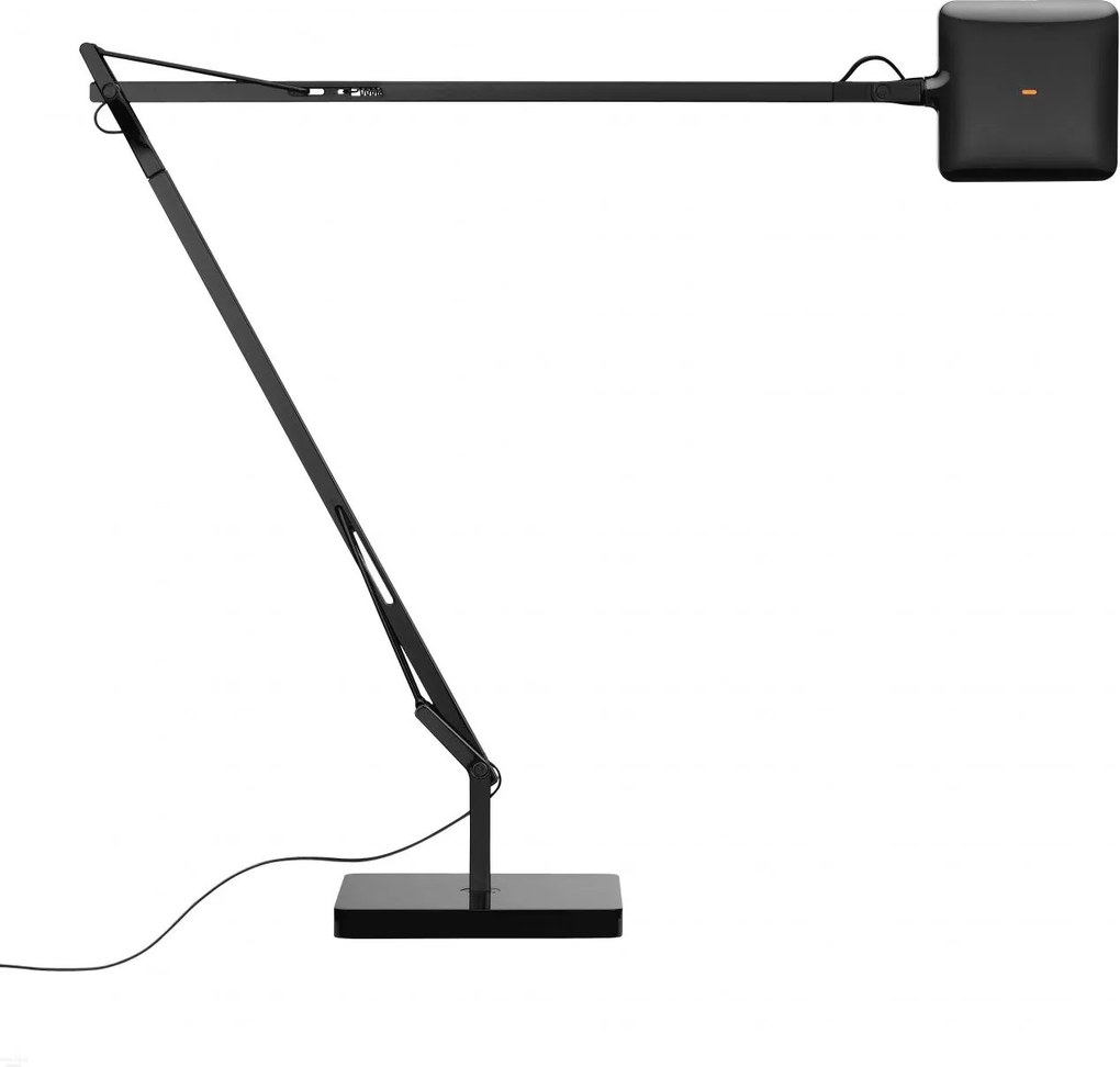 Flos F3311030 Kelvin LED, černá stolní lampa na pracovní stůl, 7,5W LED 3000K, 48+58cm