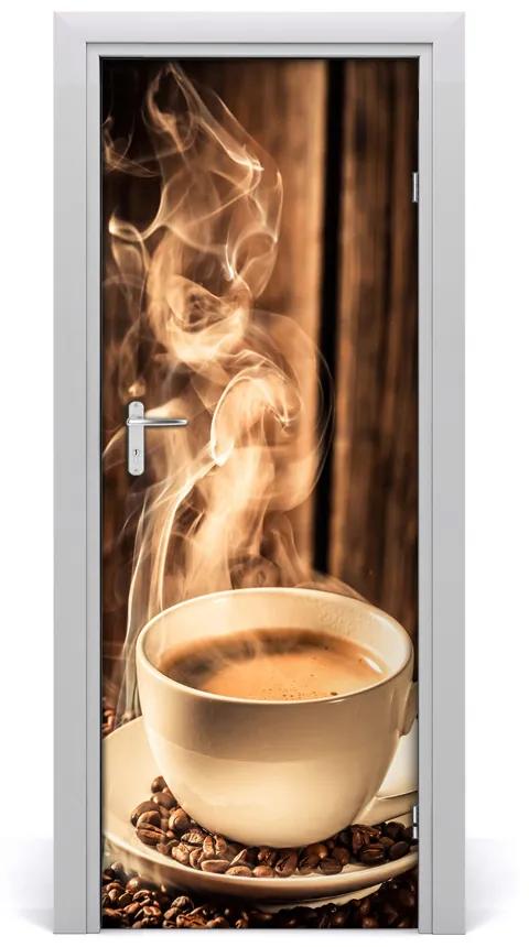 Fototapeta na dveře samolepící aromatická káva 95x205 cm
