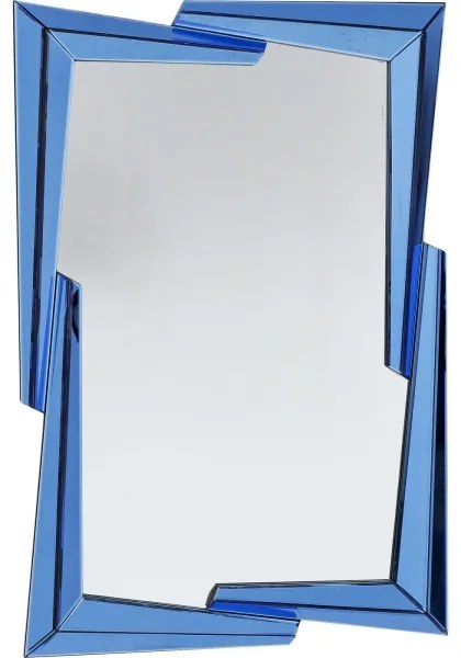 Zrcadlo Boomerang 122×82 cm - modré