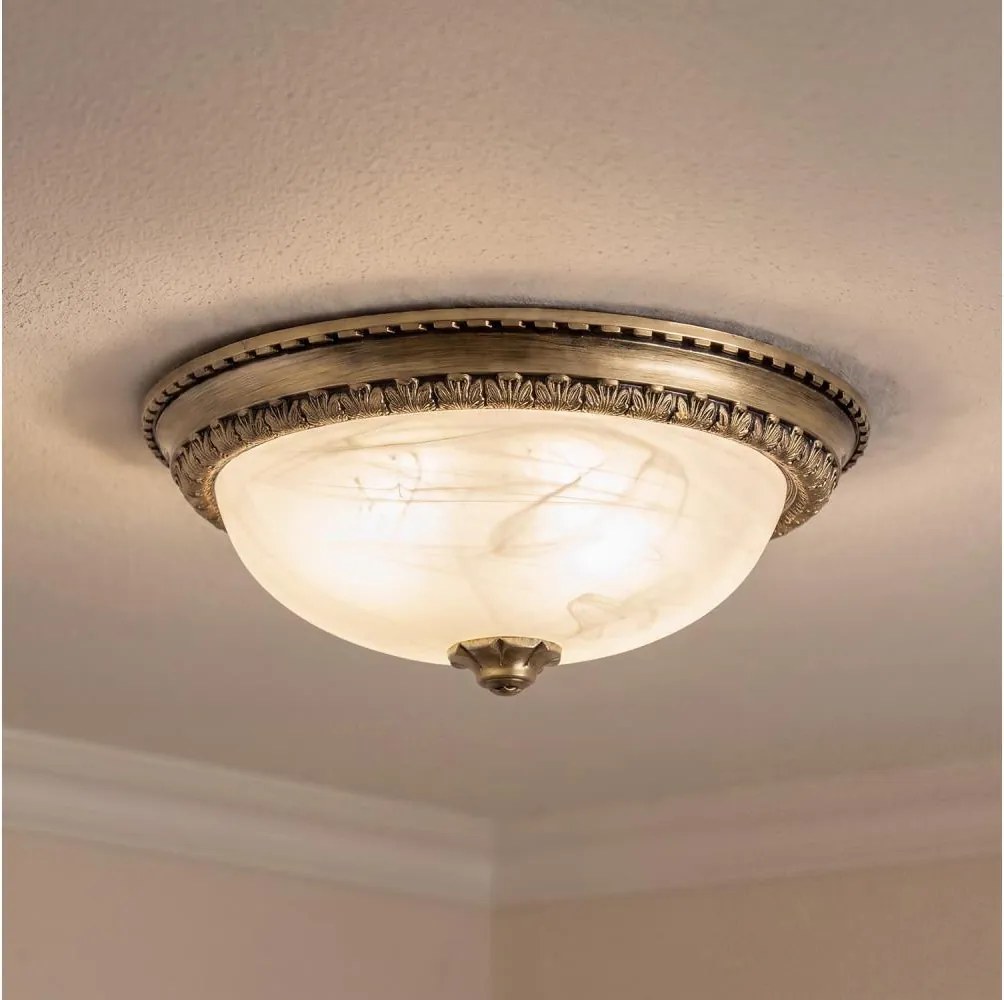 BRILAGI - Stropní svítidlo FRESCO 2xE27/40W/230V pr. 30 cm mosaz
