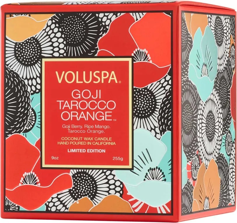 Voluspa XXV limitovaná edice svíčka Goji Tarocco Orange, 255 g