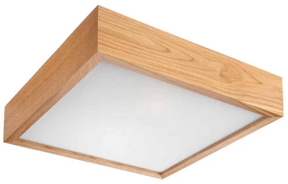 Stropní svítidlo OAK SQUARE 2xE27/60W/230V dub 37,5 cm
