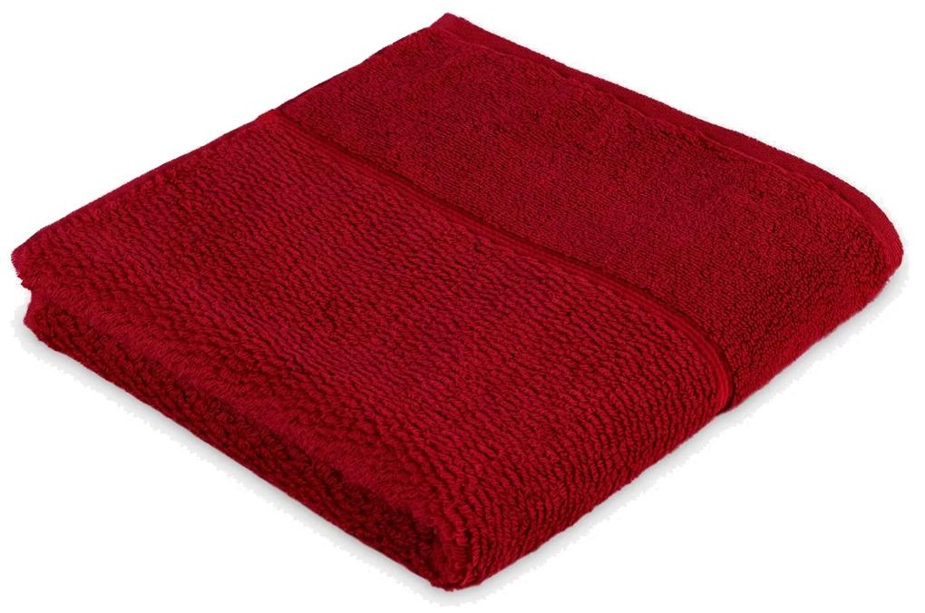 PEARL ručník 50 x 100 cm, červená