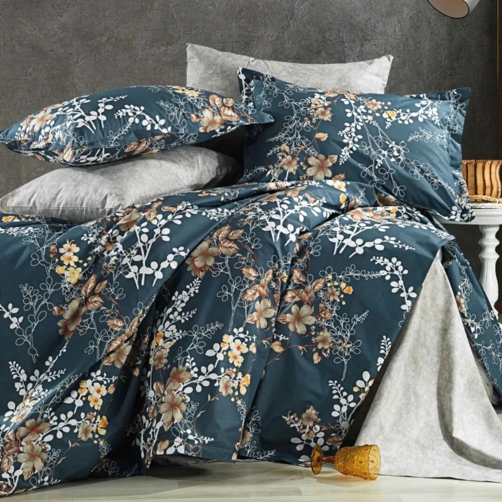 Povlečení deluxe bavlněné TiaHome - 1x Polštář 90x70cm, 1x Přikrývka 140x200cm
