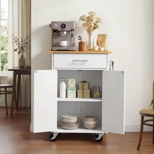 Kuchyňský ostrůvek s úložným prostorem VEVOR, 600 × 380 × 15 mm