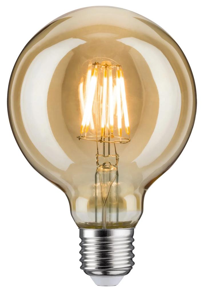 Paulmann 28521 LED vintage zlatá žárovka, 6W LED E27 1700K stmívatelná, výška 13,8cm