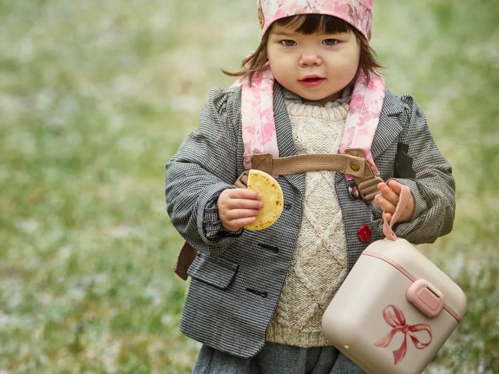 Elodie Lunch & Snack Box Elodie Details Rosy Bow