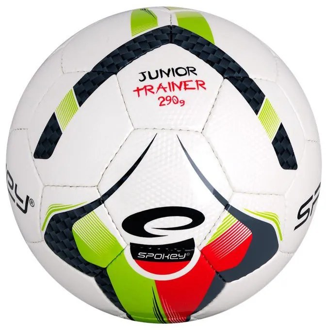 JUNIOR TRAINER Fotbalový míč zeleno-červený vel.4
