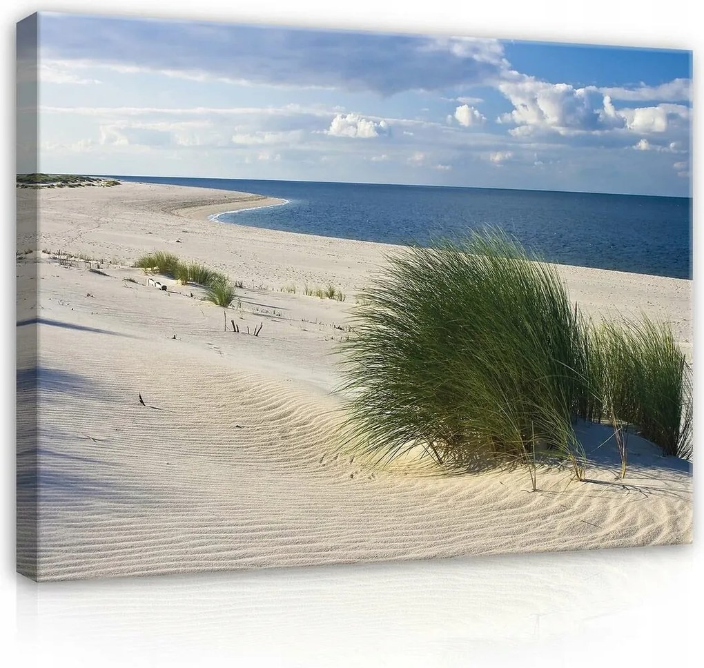 Obraz 100x75 Písečné duny moře pláž příroda klid prostor nebe